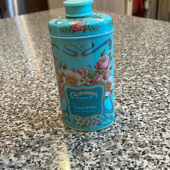 Avon | Bath & Body | 977 Avon Perfumed Talc Tin 91st Anniversary | Poshmark